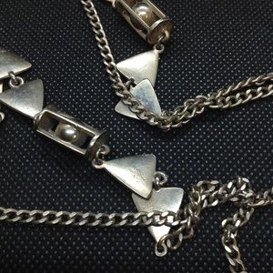 Vintage | Jewelry | Funky Art Deco Long Chain | Poshmark